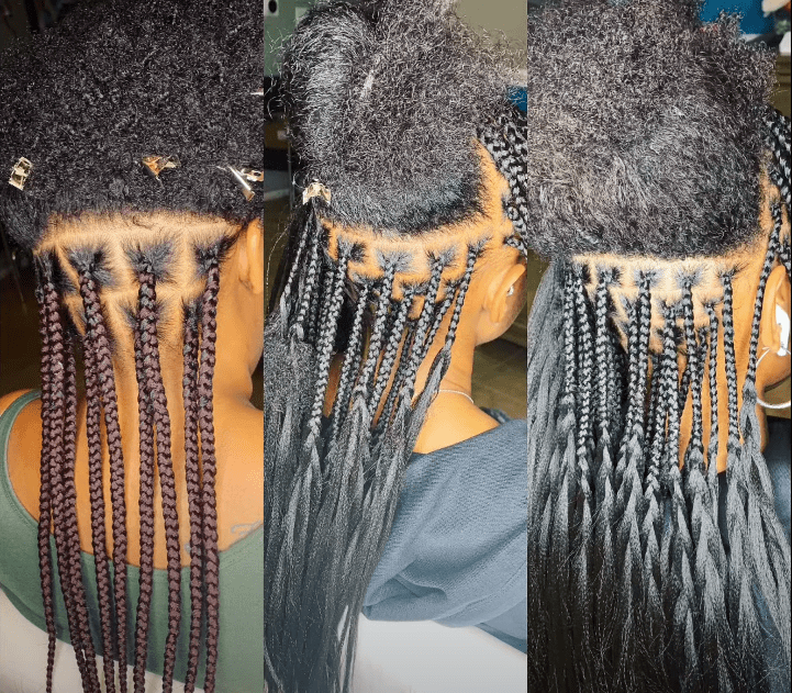 Box Braids Sizes And Lengths Chart